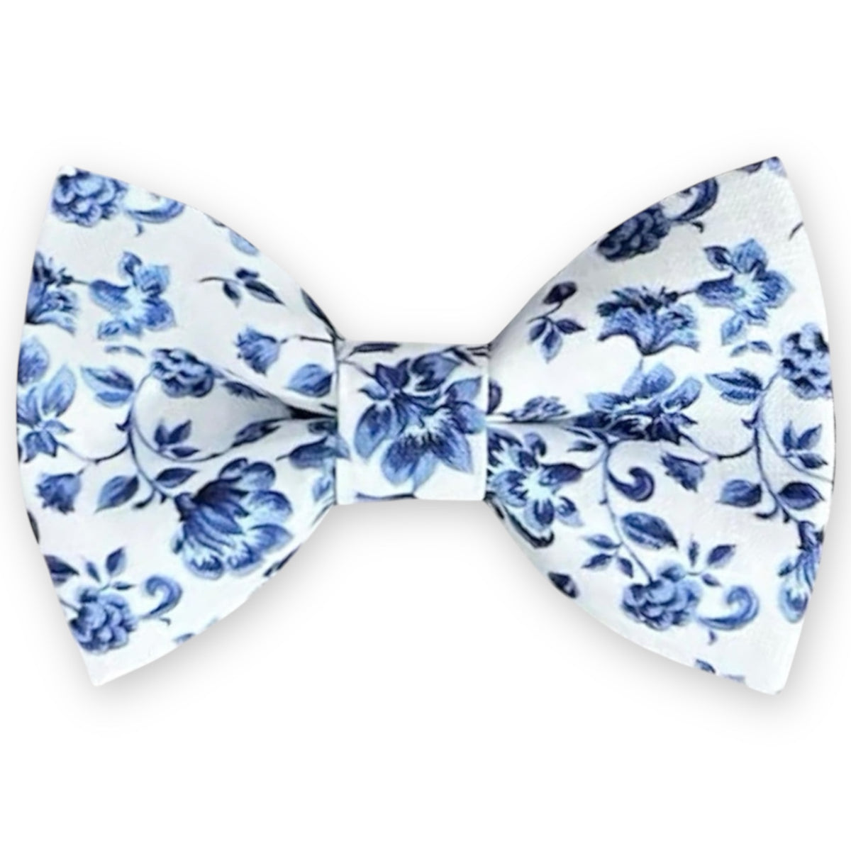French Blue Floral Bow Tie – The Bold Bow Tie
