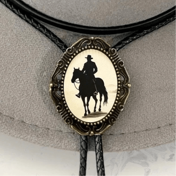 Ivory Cowboy Bolo Tie- String Tie – The Bold Bow Tie